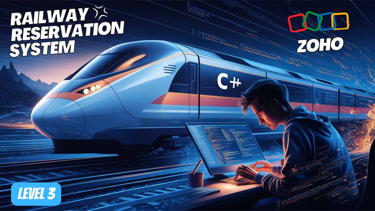 Railway Reservation System project in C++ 2024 | Optimal Solution🔥| zoho railway reservation system