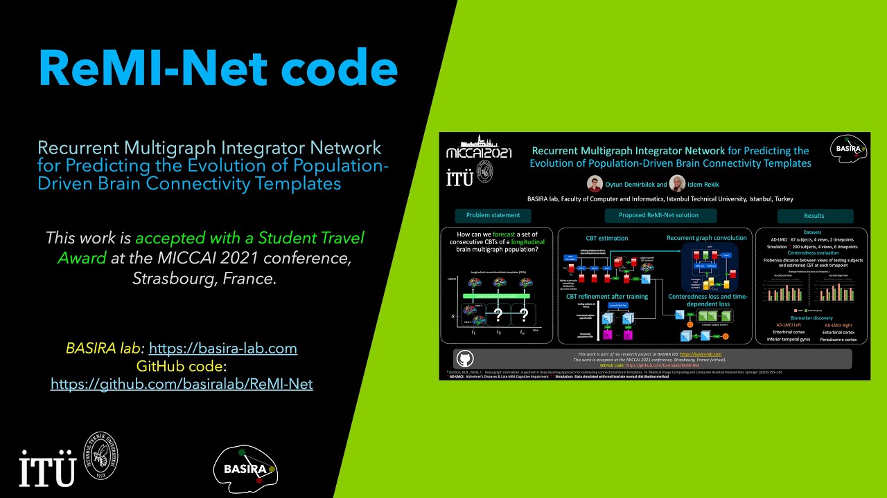 #ReMI-Net GitHub Code for Recurrent Multigraph Integration and Prediction | Oytun Demirbilek