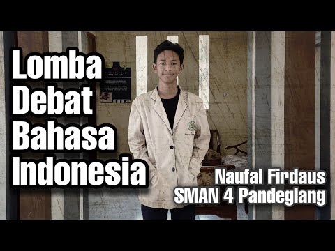 Lomba Debat Bahasa Indonesia Tingkat Provinsi Tahun 2020