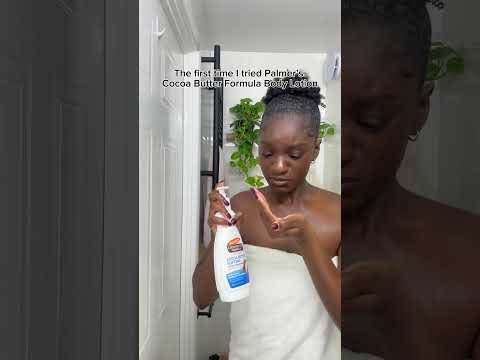POV: Us the first time we tried #palmers Cocoa Butter #lotion 👀🍫 @Beulahdavina#skincare #thicc