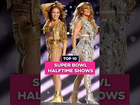 TOP 10 SUPER BOWL HALFTIME SHOWS 🎤🔥 Iconic Performances You Can’t Miss! #halftimeshow #superbowl