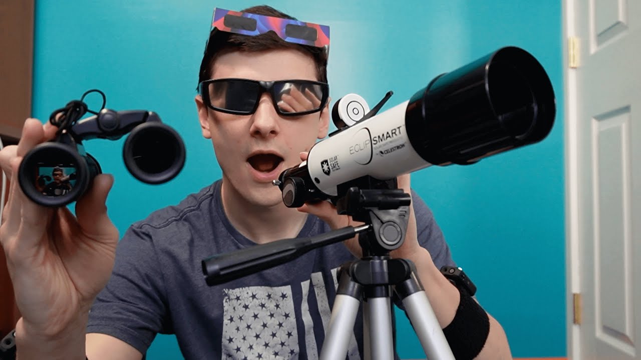 ASMR Solar Eclipse Telescope Unboxing 🔭