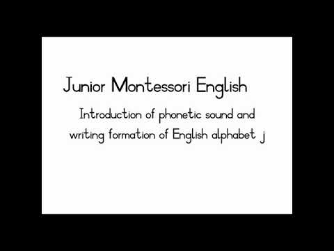 JM English 6 - Introduction of 'j'