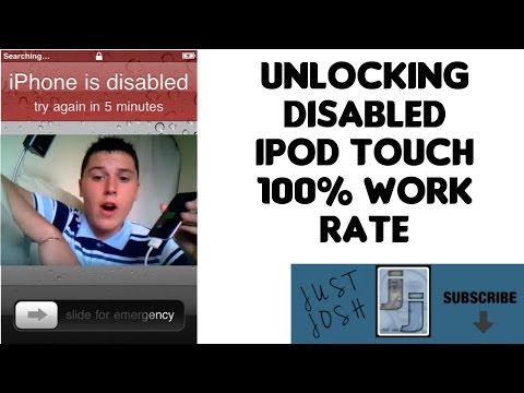 How To Fix / Unlock A Disabled Ipod Touch... 100% works (forgotten password)