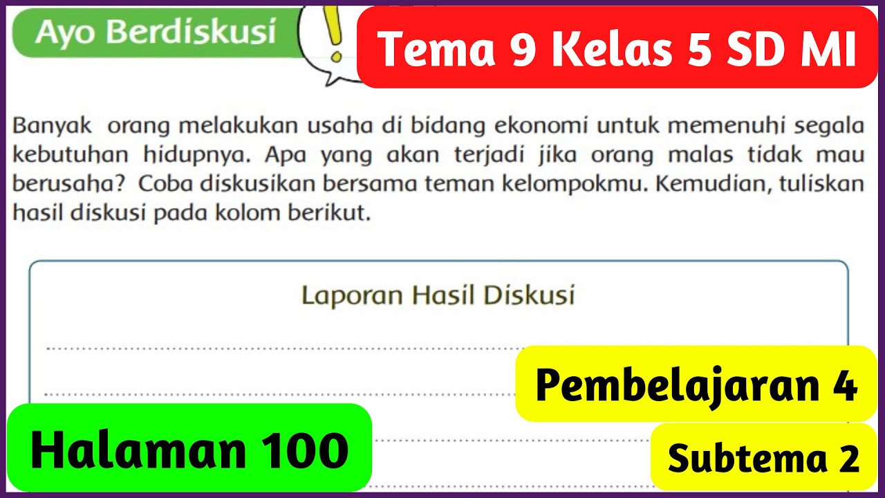Laporan Hasil Diskusi Apa yang Akan Terjadi Jika Orang Malas Tidak Mau Berusaha