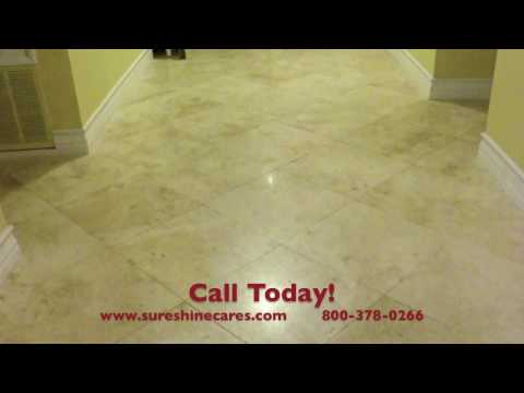 Cleaning Honed Travertine, Tumbled Travertine, and Porcelain Tile in Los Angeles