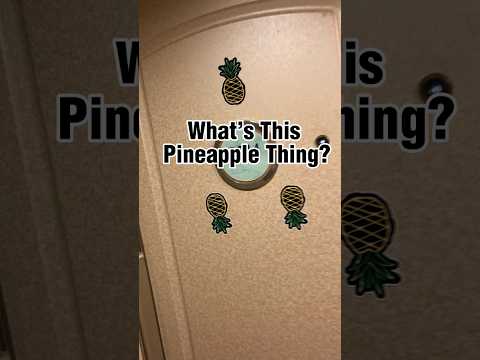 WATCH OUT For CRUISE Ship Pineapples! The Hidden Hookup Code #cruiseship #crucero #cruisesecrets