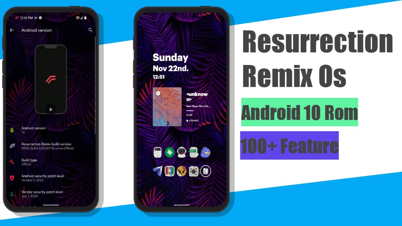 Full Customisation OS Resurrection Remix Os 8.6.3 Android 10 Rom |All phone