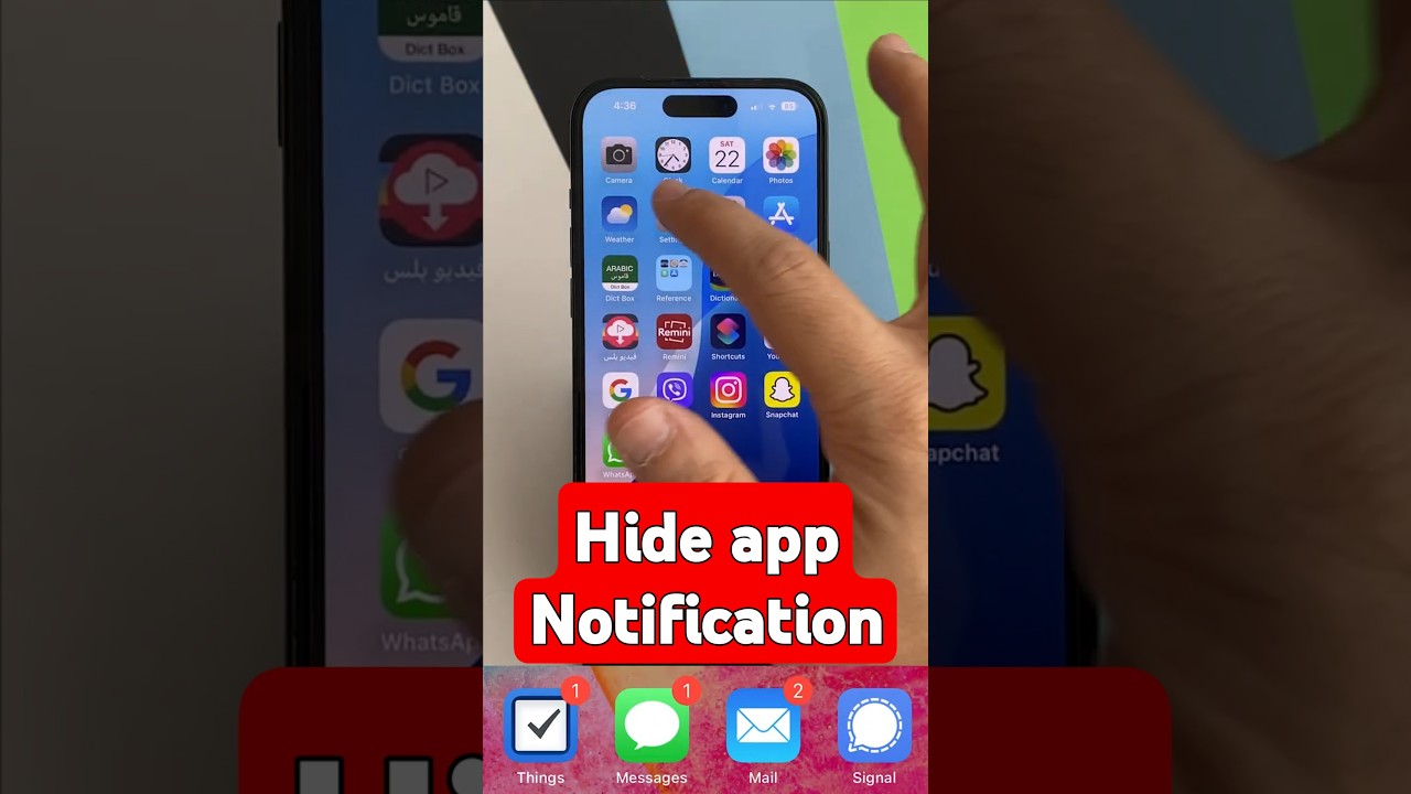 How to Hide Apps Notification Badges