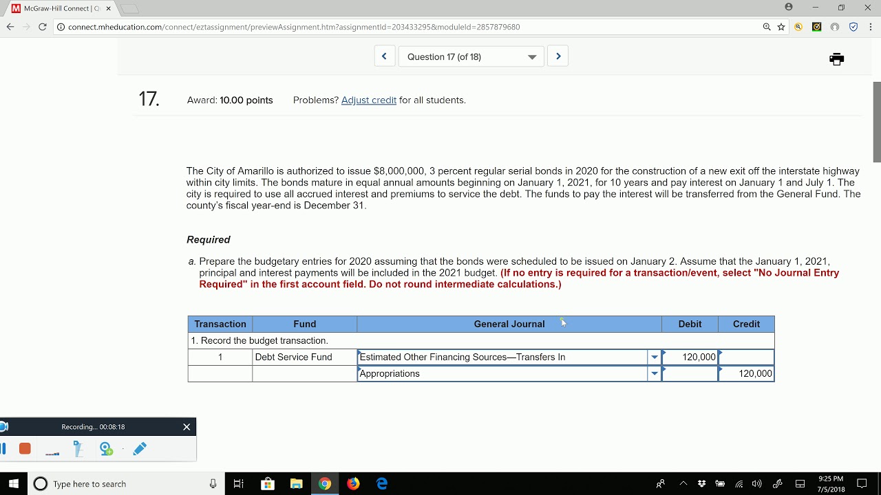 ACG4501 Chapter 6 homework explanations