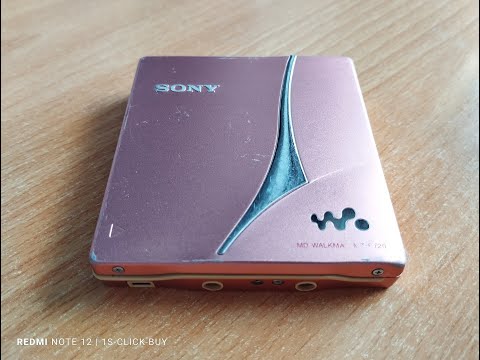 Sony Walkman Portable mini disc Player MZ- E720 plum red | Reverb