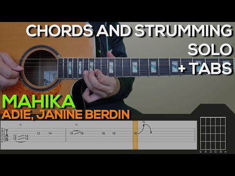 Adie, Janine Berdin - Mahika Guitar Tutorial [SOLO, CHORDS AND STRUMMING + TABS]