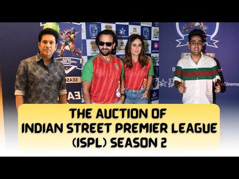 Sachin Tendulkar, Saif Ali Khan, Kareena Kapoor Grace The Auction Of (Ispl) Season 2