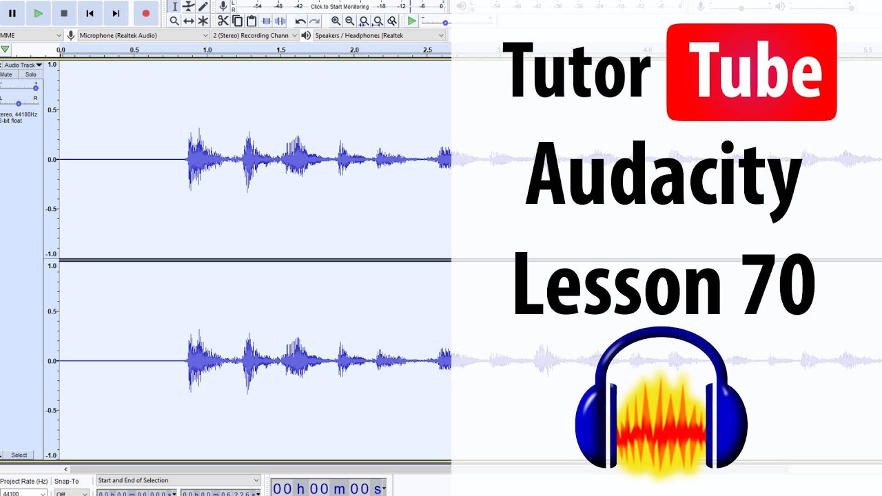 Audacity Tutorial - Lesson 70 - View Spectrogram