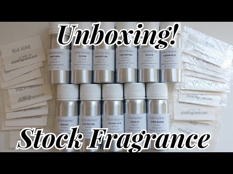 Unboxing! Supply Order from Stock Fragrance - Beautiful Fragrance Oils for Soap Making Bath & Body!