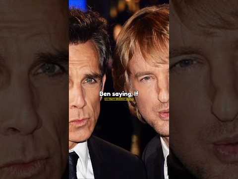 Owen wilson was saved by ben stiller #owenwilson #benstiller #funny #story