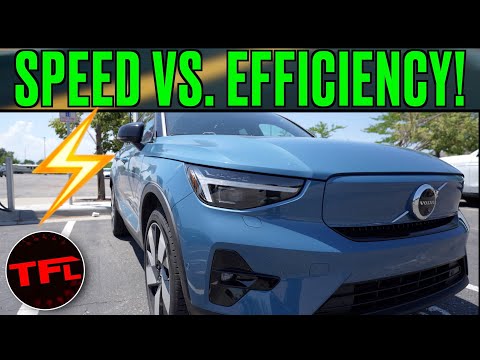 How Much Charge Does Speed Cost You? 75 vs 65 mph in the Volvo C40!