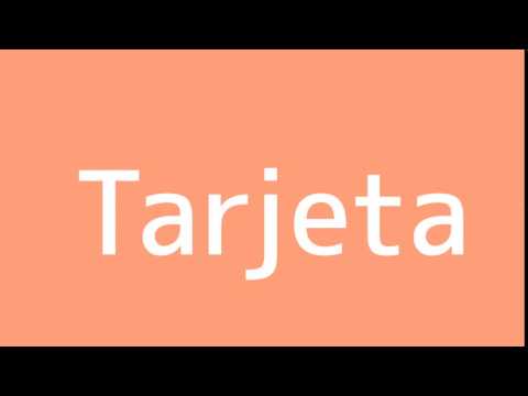 How to say Card in Spanish