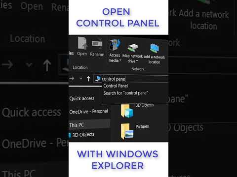 New Way To Open Control Panel In Windows 10 #windows10 #controlpanel #xtechno.1 #tutorial #explorer