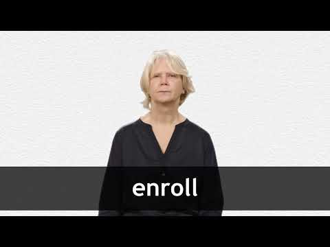 ENROLL 释义 | 柯林斯英语词典