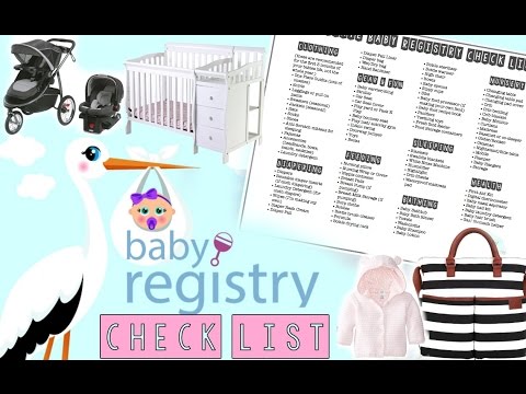 Baby Registry checklist!!! (FREE CHECKLIST DOWNLOAD)