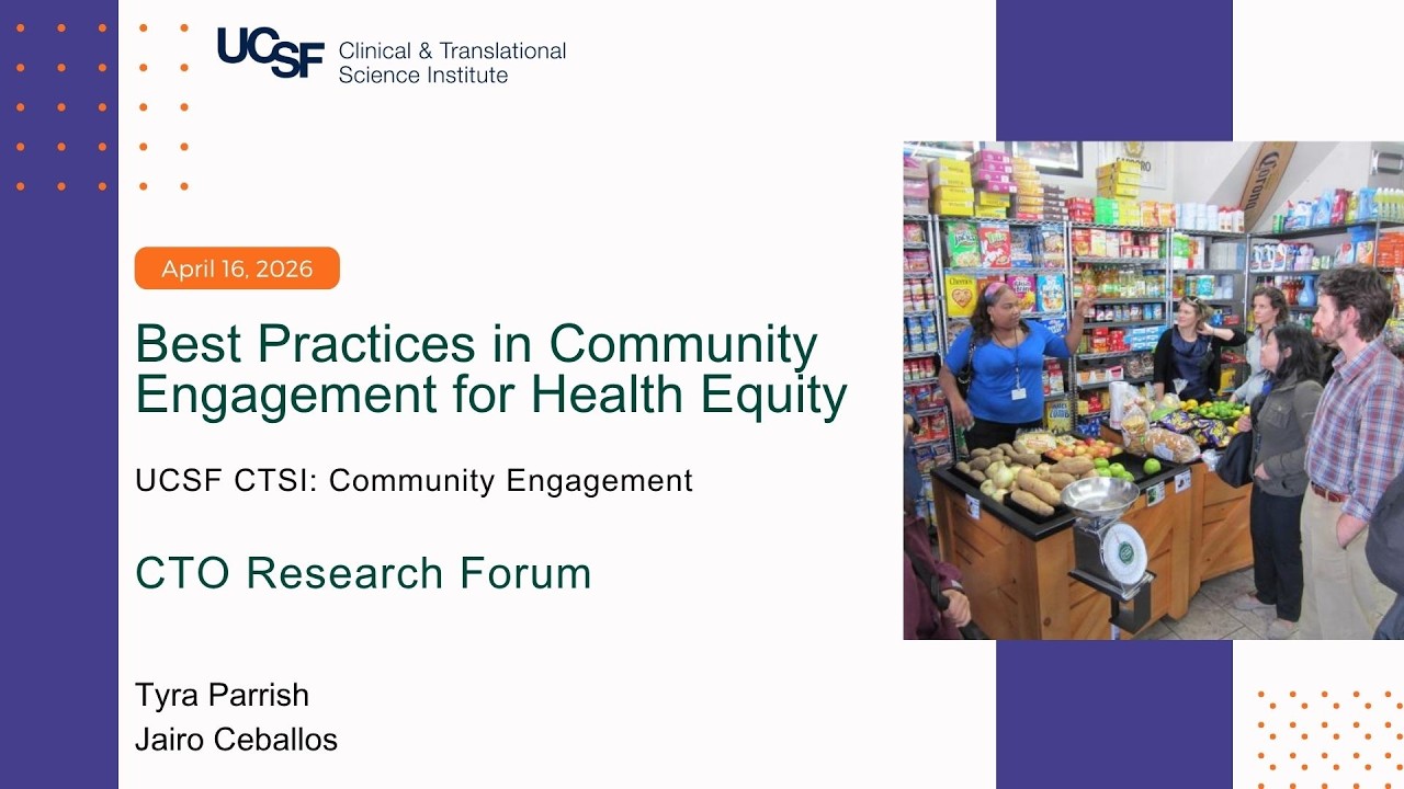 Best Practices in Community Engagement for Health Equity 101