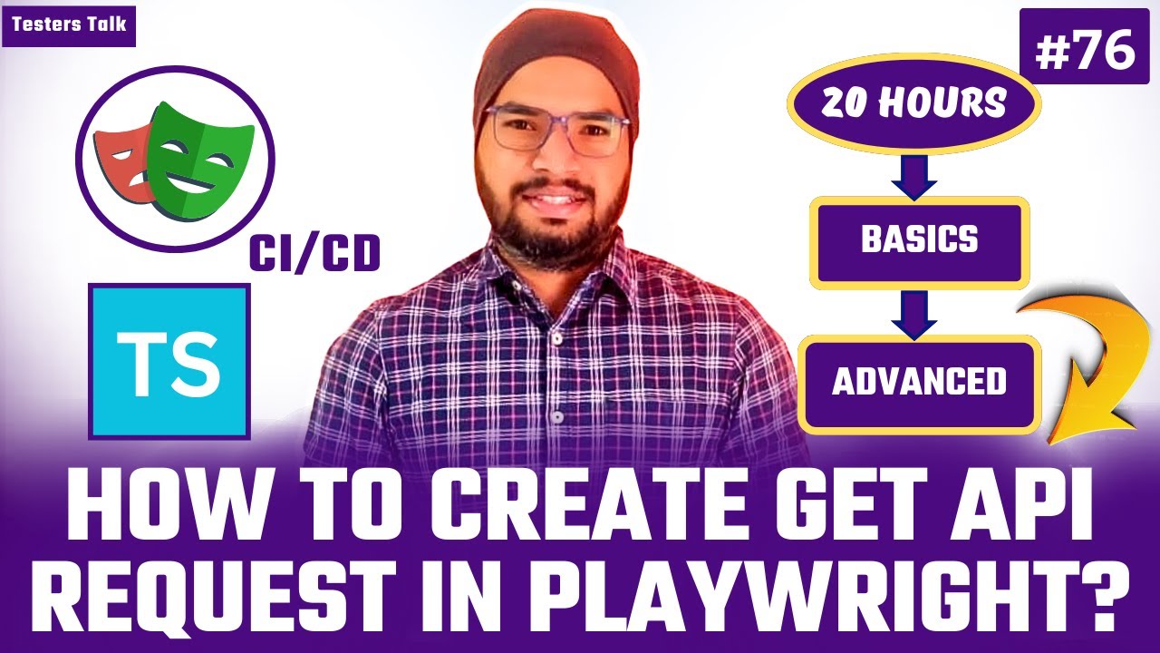 Playwright TypeScript #76 How to Create GET API Request | End to End API Testing in Playwright