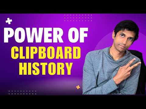 My Most Used Keyboard Shortcut - Clipboard History