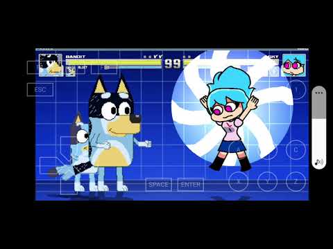 mugen Bandit & Bluey vs random X4 mugen random 13