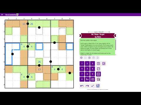 Solving Oil, Water, Kropki by Blobz