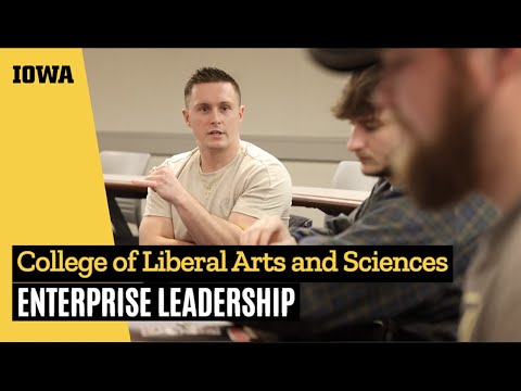Enterprise Leadership major Noah Susong