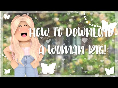 How To Download A Woman Rig + How To Add It To Blender! | Clxverbony