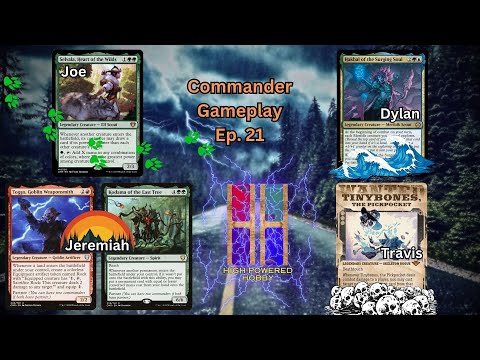 Commander Gameplay Ep.21 Tiny Bones, the pickpocket v Hakbal v Selvala v Toggo & Kodama MTG EDH