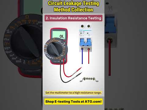 Quick Ways to Test Earth Leakage #electrical #howto #troubleshooting