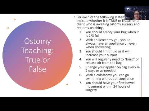 Adult Med/Surg: Ostomy NEW Lecture