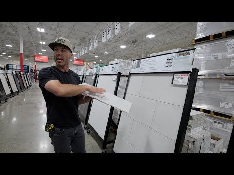 How to Pick the BEST TILE for Your Bathroom Shower --- Floor and Decor Trip with Contractor