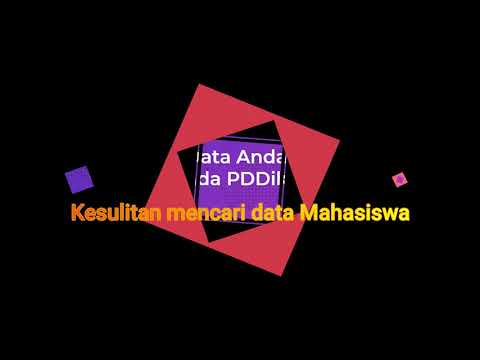 Mencari data mahasiswa di web baru pddikti kemdikbud