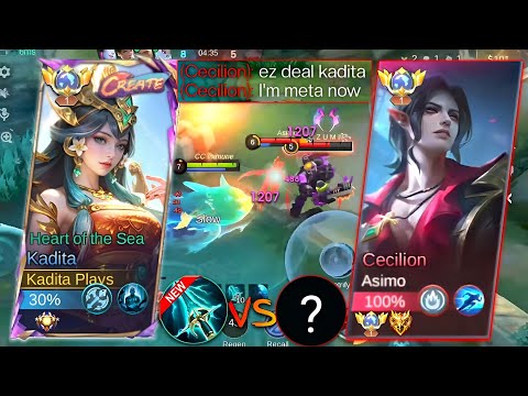 KADITA VS META CECILION! | HOW TO COUNTER CECILION INN MID LANE! - MLBB