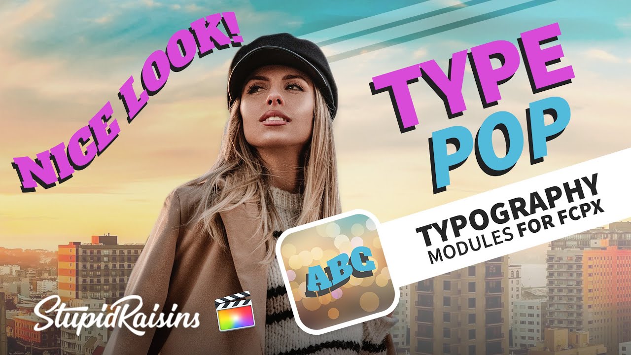 Type Pop - 16 Typographic Templates for Final Cut Pro X