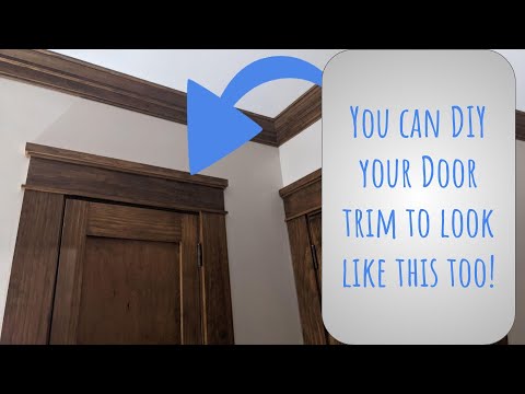 DIY door trim, craftsman style (Step 2 in redoing your trim)