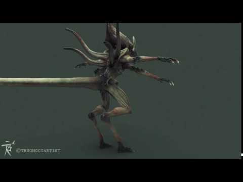 Alien Turntable Render Truong Cg Artist