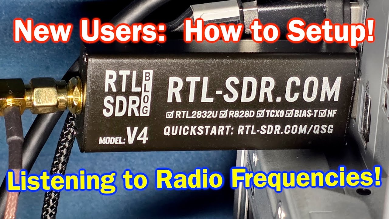 RTL-SDR Blog V4 | SDRSharp (SDR#) | How to Update V4 drivers | Shortwave Listening Dongle |