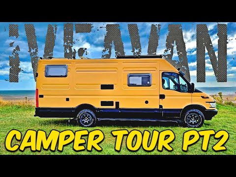 The Self-Built Practical Campervan Tour, Pt2 - Iveco Daily Camper [The New Rebuilt Version!]