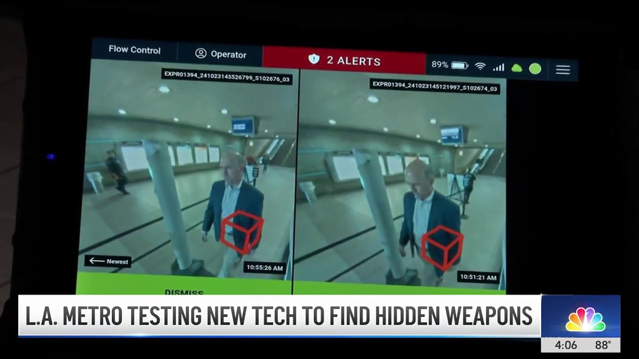 LA Metro piloting weapon detection technology at Union Station