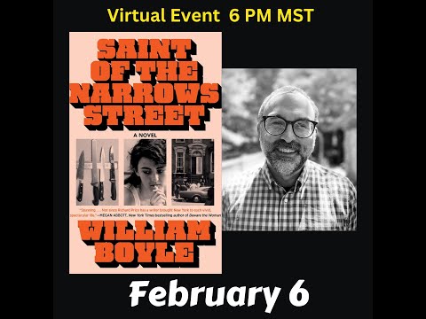William Boyle discusses Saint of the Narrows Street.