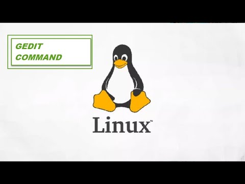 Linux Commands gedit and nano editor