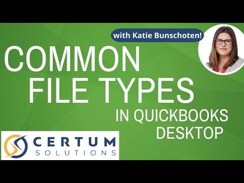 QuickBooks Desktop | Common File Types