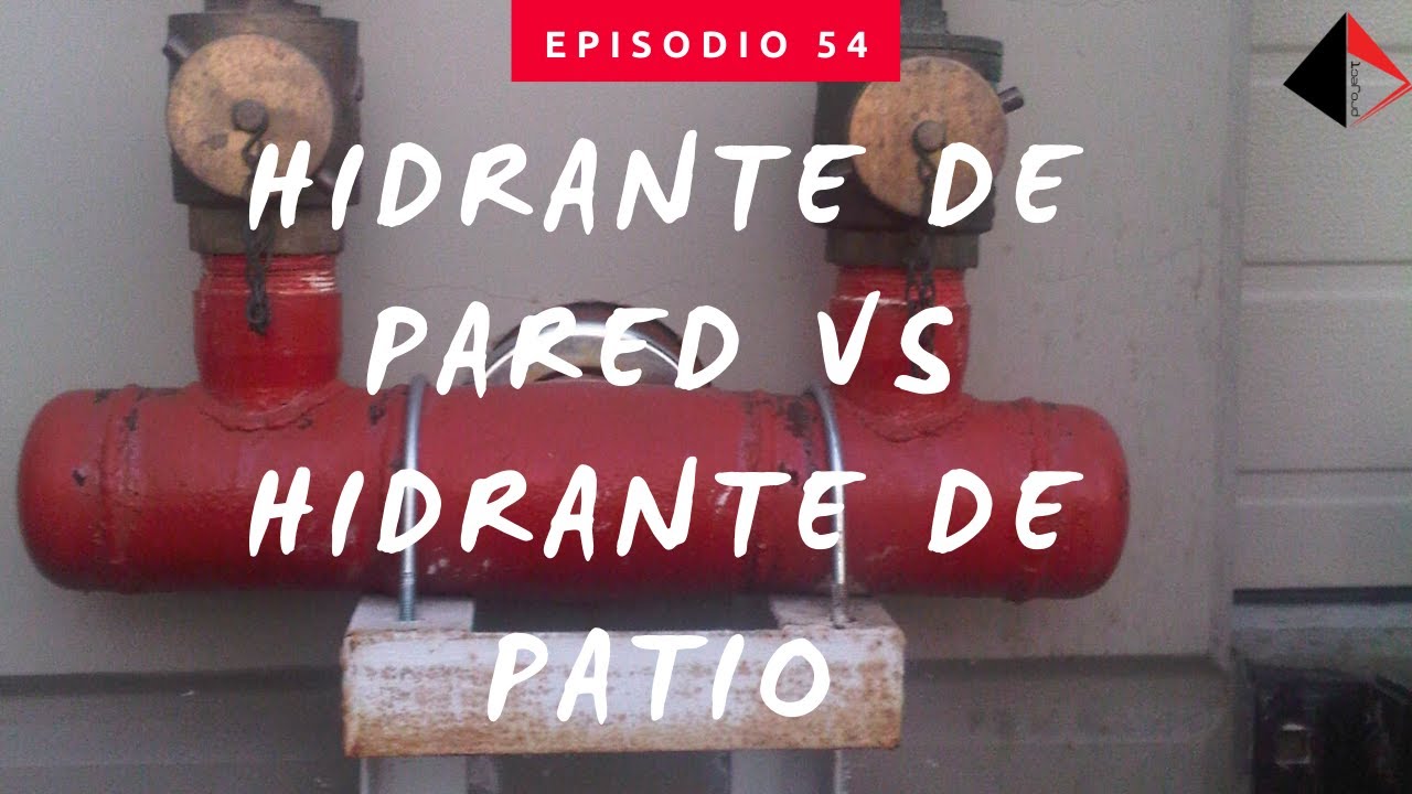 Hidrante de pared vs Hidrante de patio