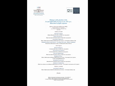 Dialogos sulla giustizia civile. La specialità della procura ex art. 365 c.p.c.