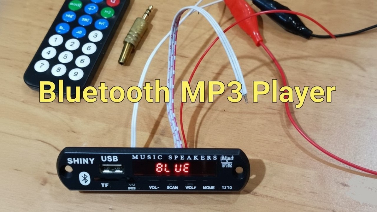 How to install Bluetooth MP3 Player Decoder Board 12V? USB/TF